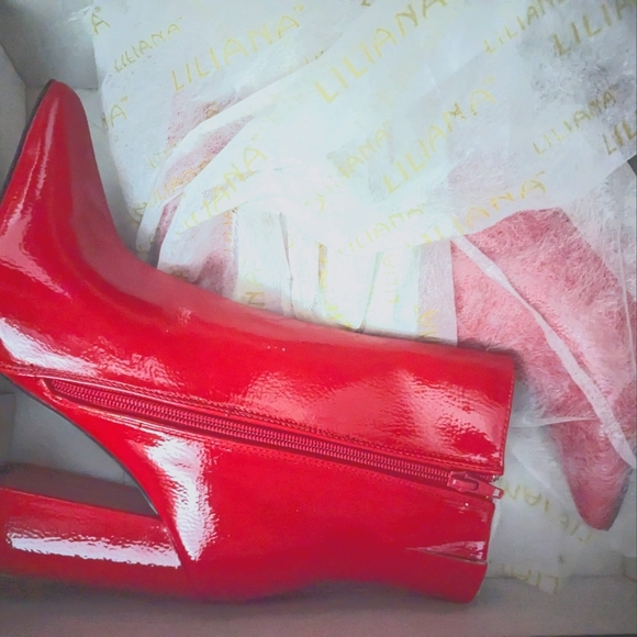 Liliana | Shoes | New Liliana Retro Red Boots | Poshmark